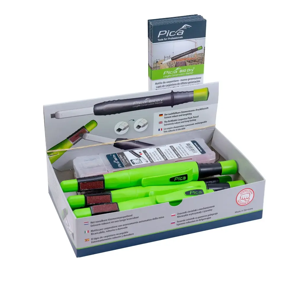 Pica Big Dry Mini Display (6 Pica BIG Dry & 3 Refill) | Garrison Dales